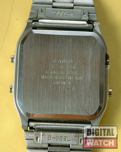 CASIO - AE-60W - DigitalHands - Vintage Digital Watch - Digital-Watch.com