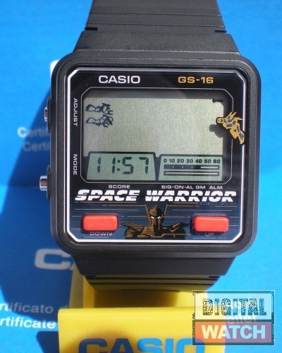 CASIO - GS-16 - Game - Vintage Digital Watch - Digital-Watch.com