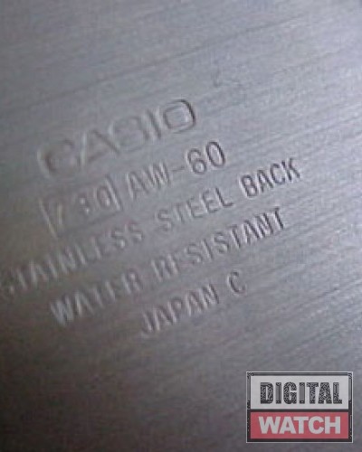 CASIO - AW-60 - Exercise - Vintage Digital Watch - Digital-Watch.com