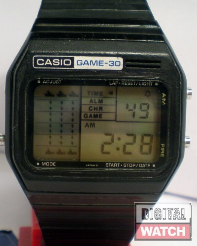 CASIO - GM-30 - Game - Vintage Digital Watch - Digital-Watch.com