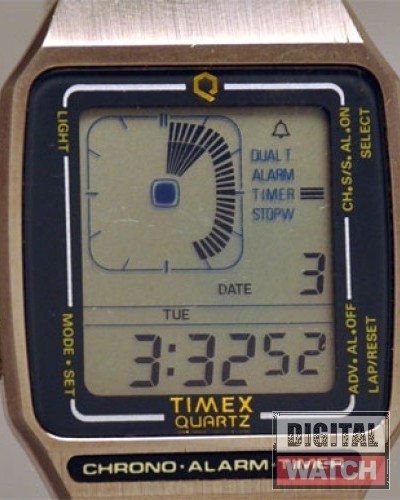 TIMEX - M-433 - DigitalHands - Vintage Digital Watch - Digital-Watch.com