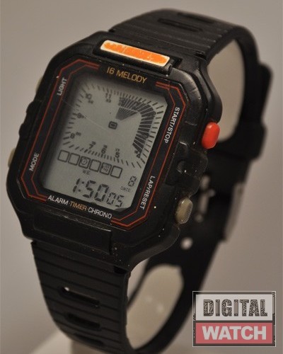 ZEON - 16 Melody - DigitalHands - Vintage Digital Watch - Digital-Watch.com