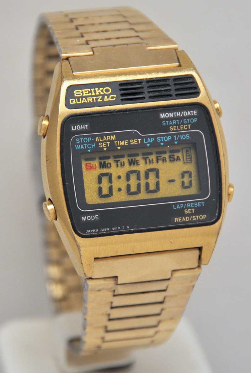 SEIKO - A159-4019G - a-series - Vintage Digital Watch - Digital-Watch.com