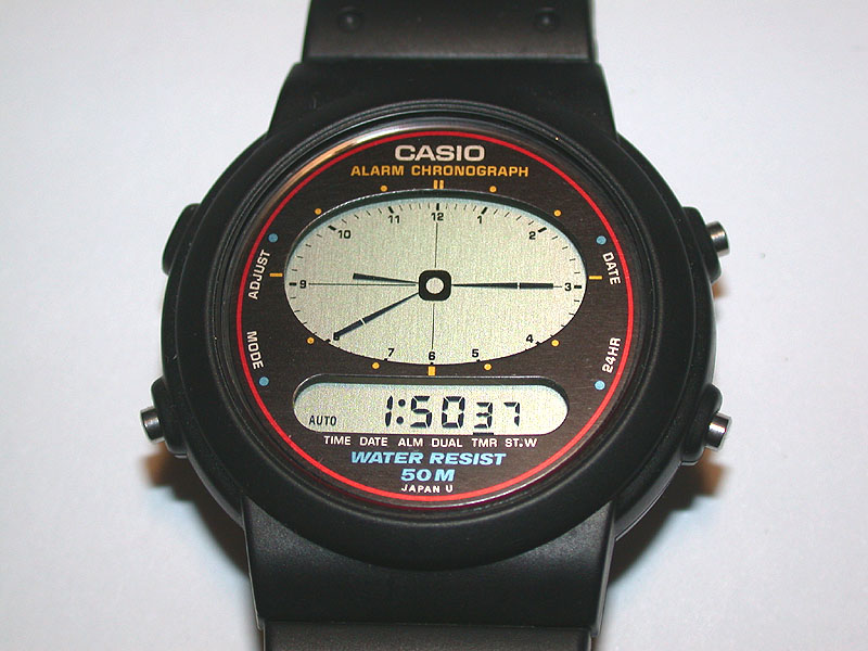 CASIO - AE-30W - DigitalHands - Vintage Digital Watch - Digital-Watch.com