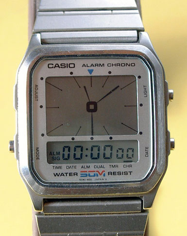 CASIO - AE-60W - DigitalHands - Vintage Digital Watch - Digital-Watch.com