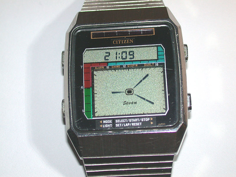 CITIZEN - CR-2014 - DigitalHands - Vintage Digital Watch - Digital ...