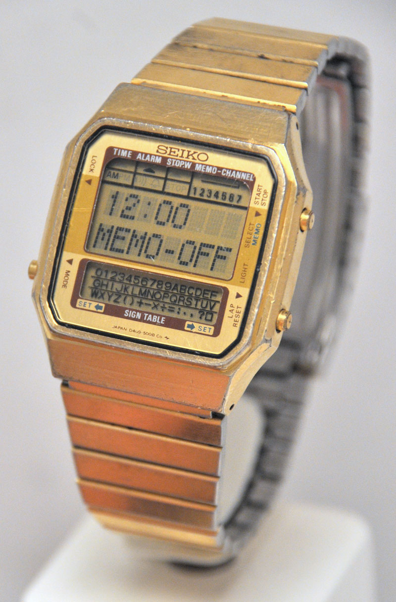 SEIKO - D409-5009 - Databank - Vintage Digital Watch - Digital-Watch.com