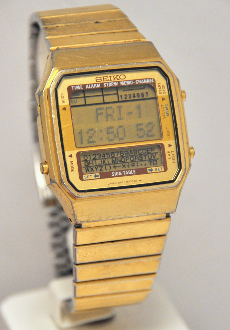 SEIKO - D409-5009 - Databank - Vintage Digital Watch - Digital-Watch.com
