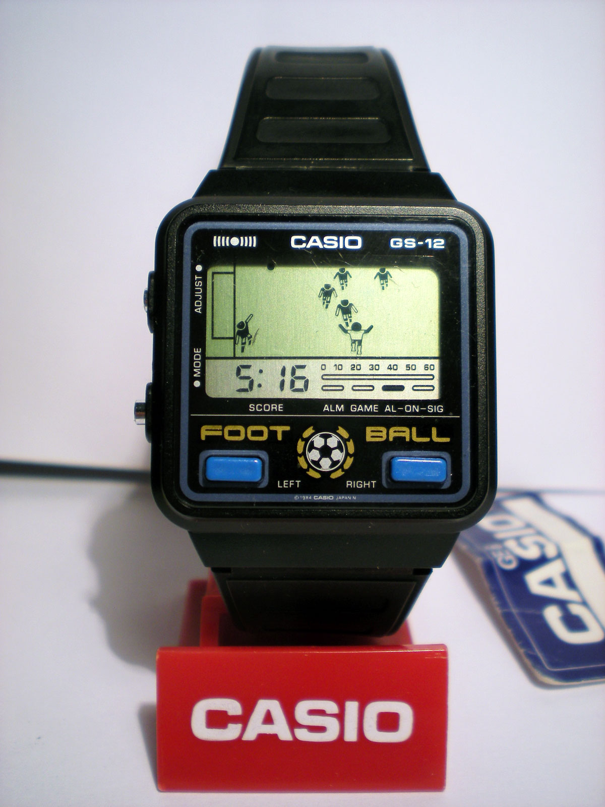 CASIO - GS-12 - Game - Vintage Digital Watch - Digital-Watch.com