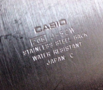 CASIO - J-52W - Exercise - Vintage Digital Watch - Digital-Watch.com