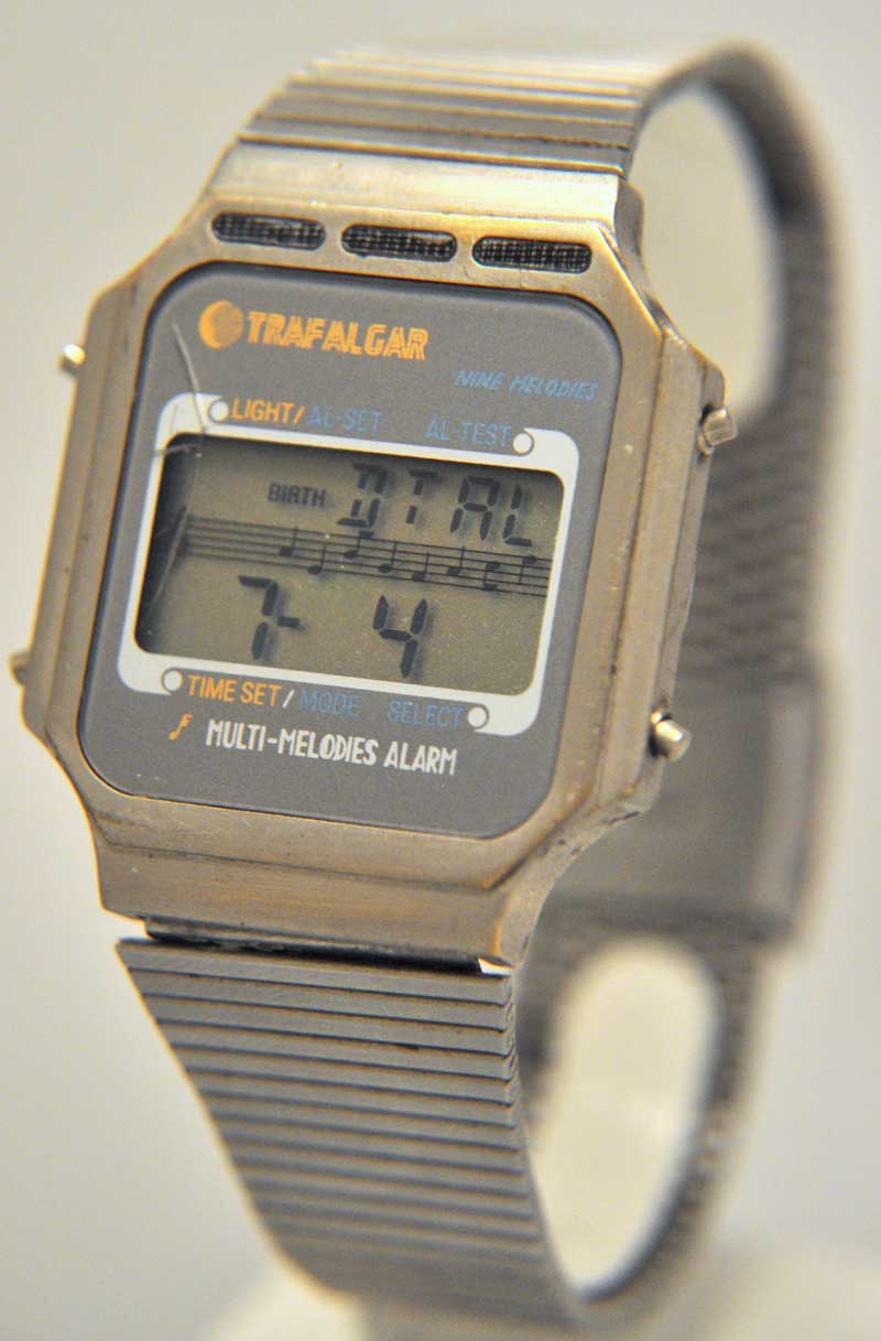 TRAFALGAR - Multi Melodies - Melody - Vintage Digital Watch - Digital ...