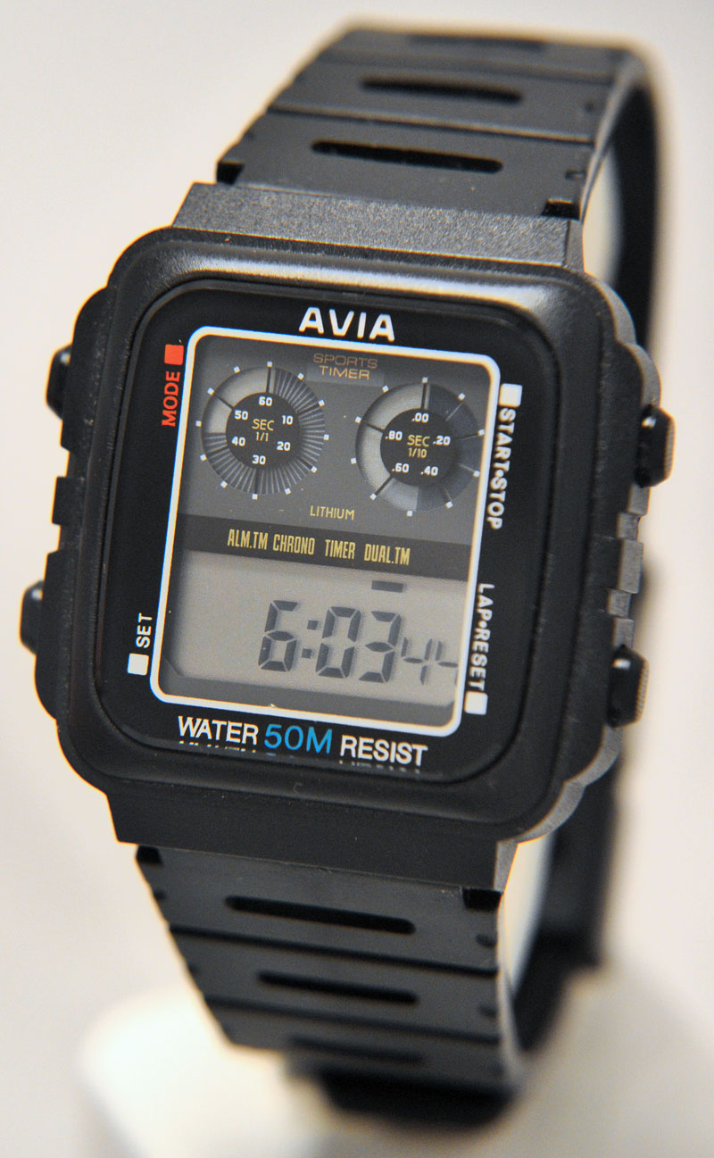 AVIA - Sports Timer - Digital - Vintage Digital Watch - Digital-Watch.com