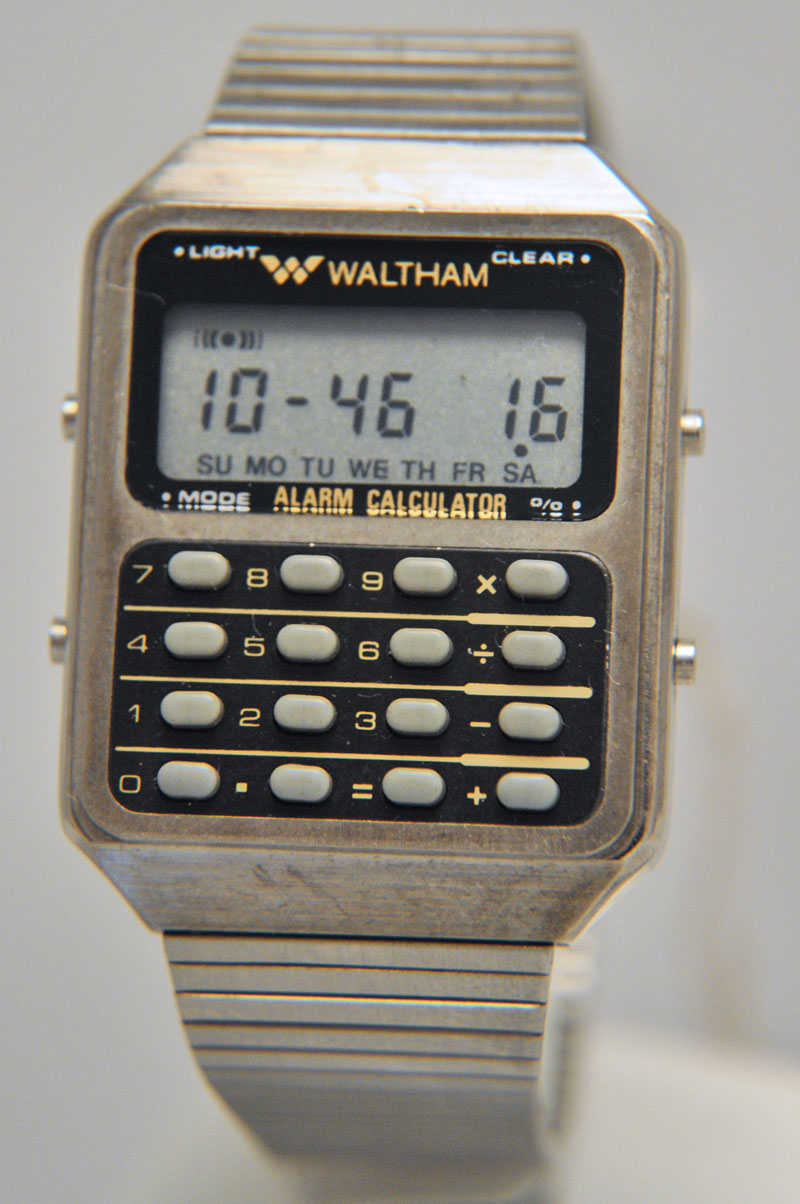 WALTHAM - Alarm Calculator - Calculator - Vintage Digital Watch ...