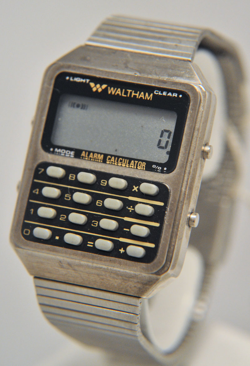 WALTHAM - Alarm Calculator - Calculator - Vintage Digital Watch ...
