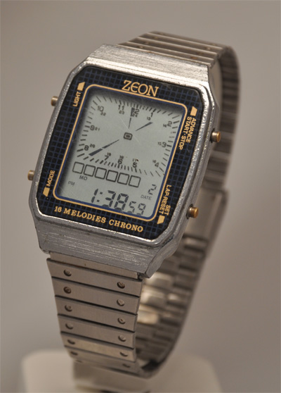ZEON - 16 Melody - DigitalHands - Vintage Digital Watch - Digital-Watch.com