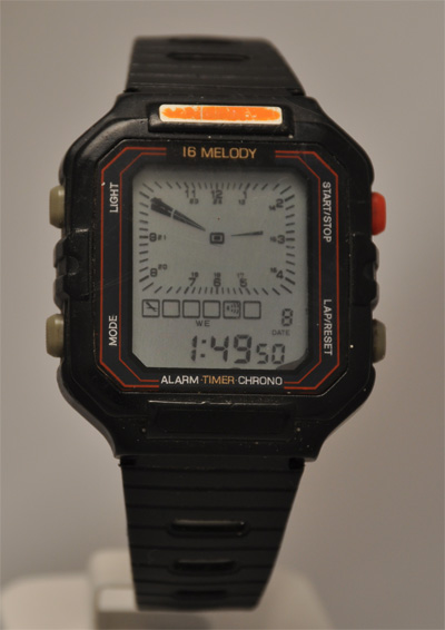 ZEON - 16 Melody - DigitalHands - Vintage Digital Watch - Digital-Watch.com